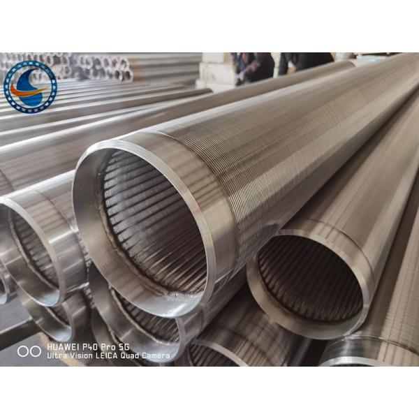 Quality 304SS Continuous Slot Profile Wire Screen Filter 8-5/8" #40 Slot Opening for sale