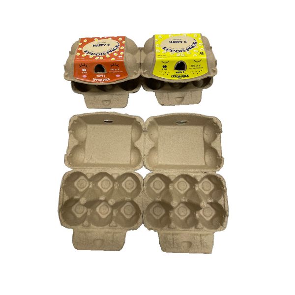 Quality Fast Rotary Paper Egg Tray / Egg Box Making Machine 1 Layer Dryer with 8 Faces for sale