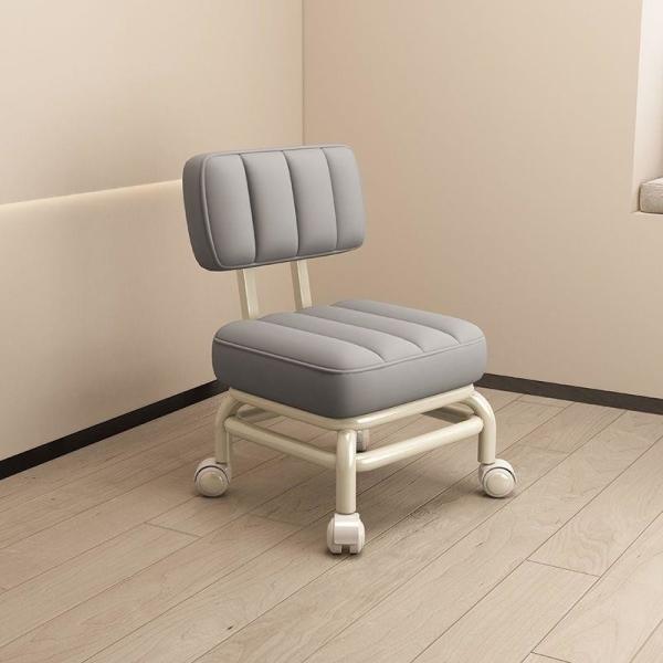 Quality Sofa Shoe Changing Small Stool With Back Support Customized Services for sale