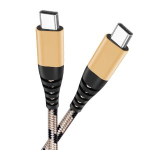 Quality 10Gbps 3.5 Mm USB Charging Cable 100Wstt USB C To USB C Charging Cable for sale