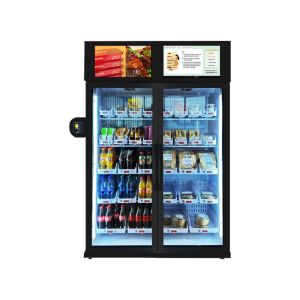 Quality WEIMI Double Door Smart Fridge Vending Machine with Gravity Sensing Technology for sale