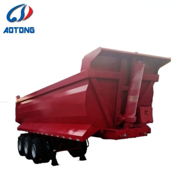 Quality 3 Axle Hydraulic Cylinder Tipper Dump Semi-Trailer 9000*2500*1600 mm Customerize Avaiable for sale