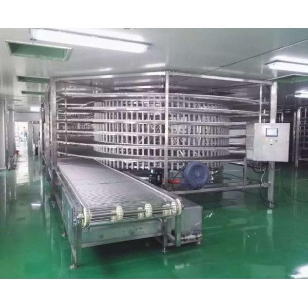 Quality Complete Pizza Production Line With Proofing Room And Tunnel Oven And Spiral for sale