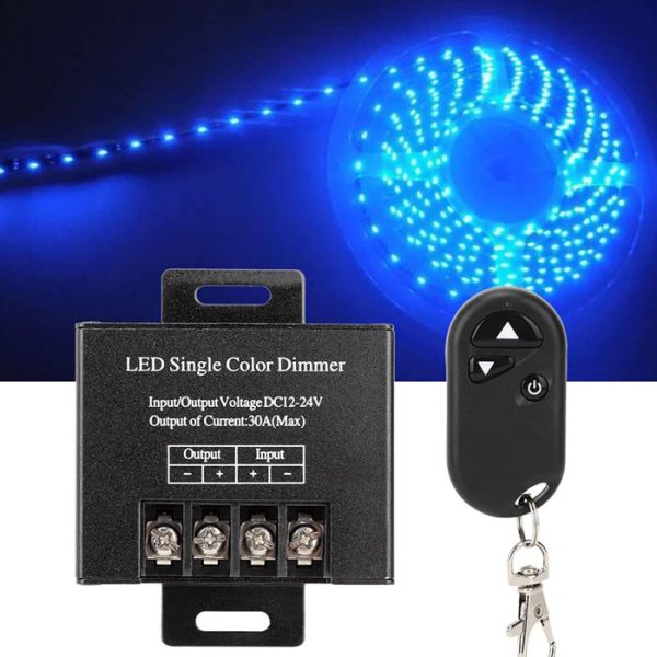 Quality Single Color Light Strip Controller Metal Shell 30a 5-10 Meters Control Distance for sale