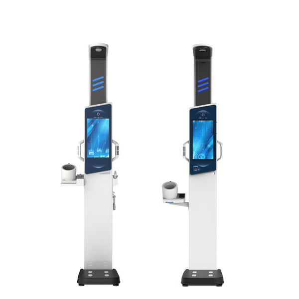 Quality AC100-240V Intelligent Gym Standing Body Composition Scale with Voice Recognition for sale