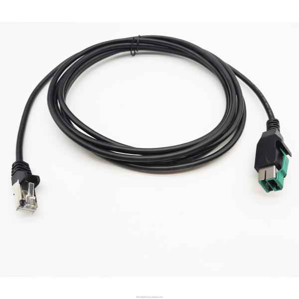 Quality 1m 1.5m 12V 24V PoweredUSB Cable Male To RJ45 For Computer Tablet for sale