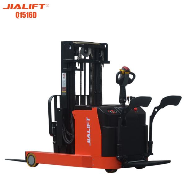 Quality Electric Reach Stacker Standing On 1300kg Lifting Height 1600mm for sale