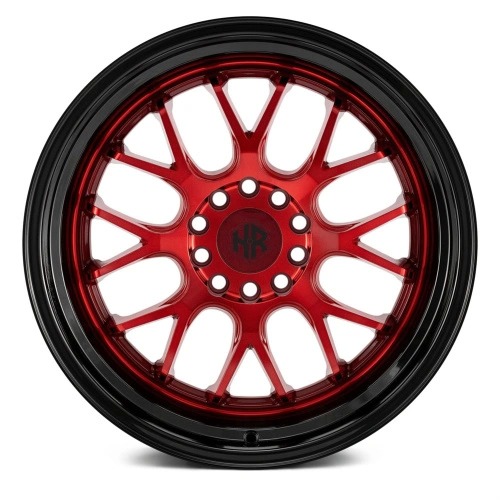 Quality Staggered rims 17 inch black alloy wheels for sale