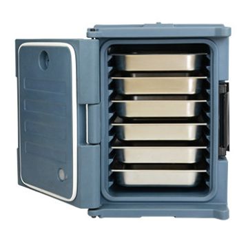Quality 6 Layer Front Loading Insulated Food Pan Carrier 90L for sale