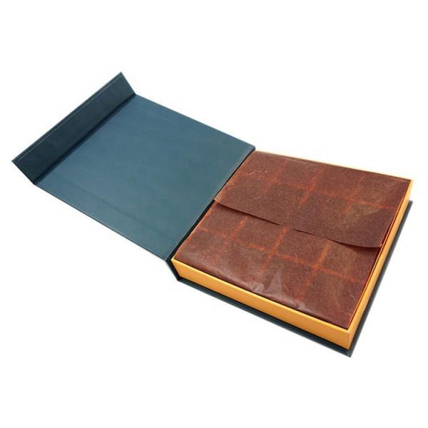 Quality Custom Rigid Cardboard Chocolate Packaging Box With Divider And Greaseproof for sale