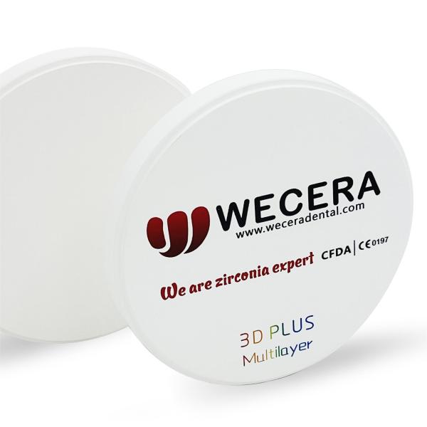 Quality Dental Multilayer Zirconia Block With 57% Translucency And 1050 Mpa Strength for sale