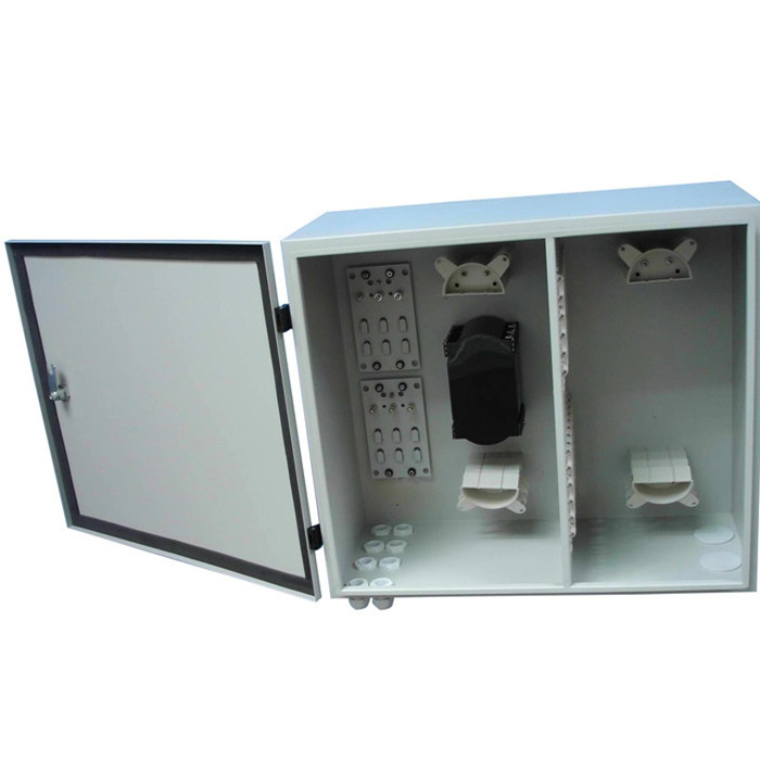 Quality Grey Fiber Optic Enclosure Outdoor LC ODF Fiber Distribution Terminal 96 Core for sale