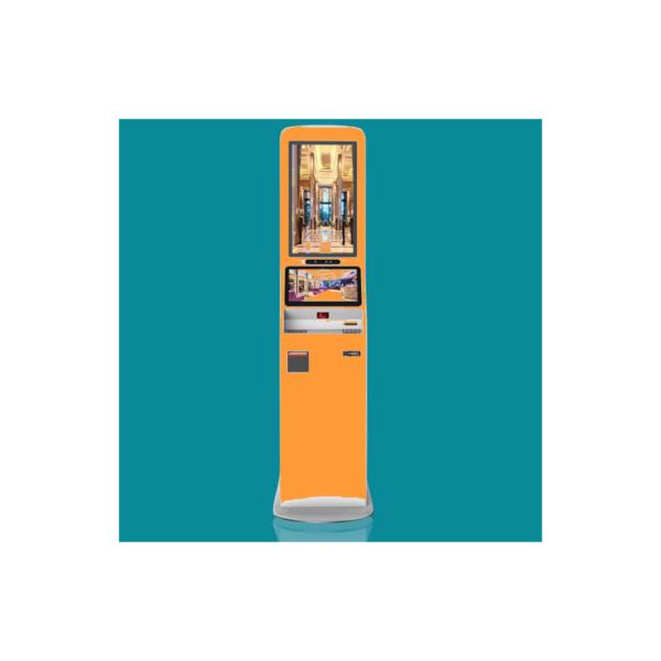 Quality Windows 10 Self Service Kiosk with Motorized Card Dispenser and Bluetooth for sale