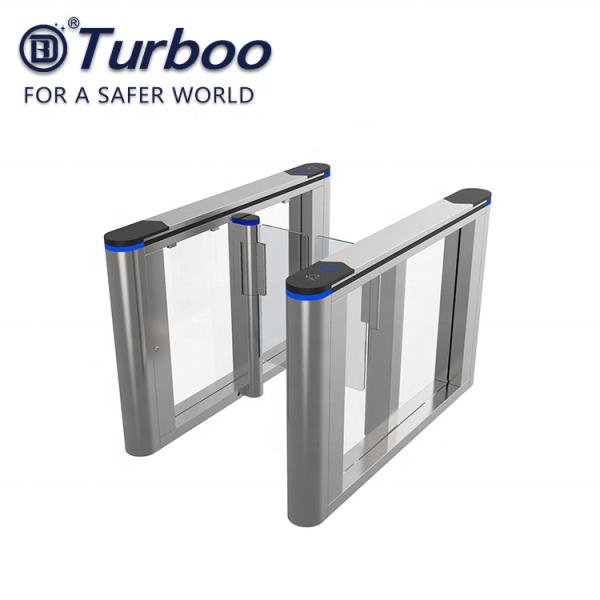 Quality Half Height Automatic Systems Turnstiles , Acrylic Arm Sliding Security Gates for sale