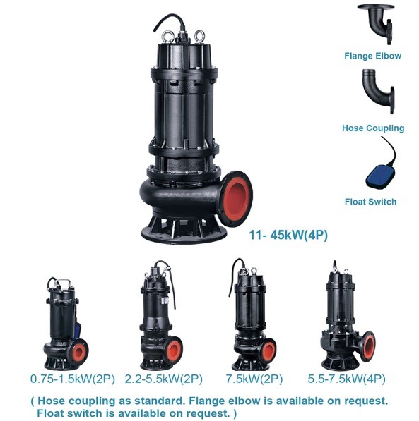 Quality Self Priming Submersible Sewage Pump For Wastewater Treatment for sale