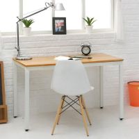 China Home Work White Single Office Table Wooden Computer Table Desk factory