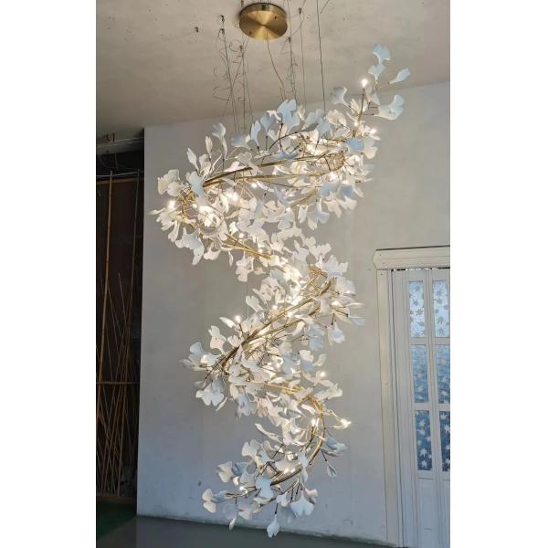 Quality Big Huge Huge Customized Pendant Lamp 9500lm Prefabricated Villa Luxury Pendant for sale