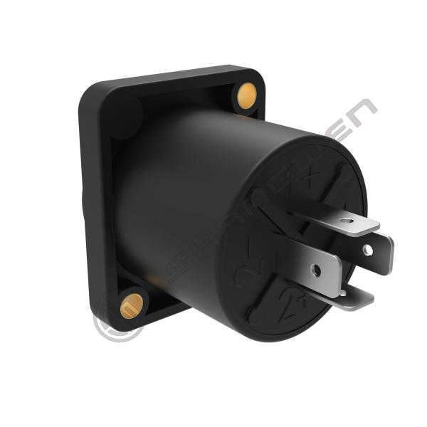 Quality D-Shape 4-Pin Industrial Electronics Loudspeaker Chassis Latch Lock Plastic for sale