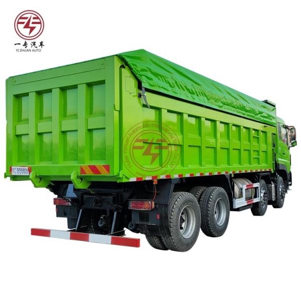 Quality U Shaped Upper Cover And Elevated Cargo Box 12 Wheel Tipper Truck For Mining for sale