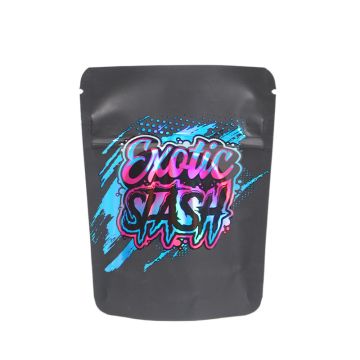 Quality Custom Holographic Foil Packaging Pouch With Clear Window for sale