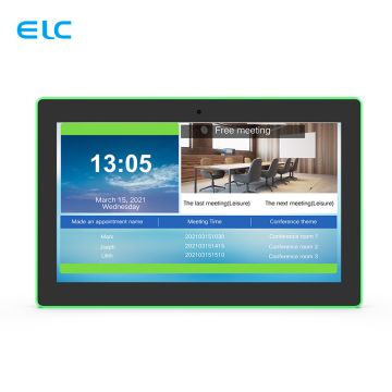 Quality 10.1 Inch POE Android 11 Meeting Room Tablet With Touch Screen LED Light Bar for sale