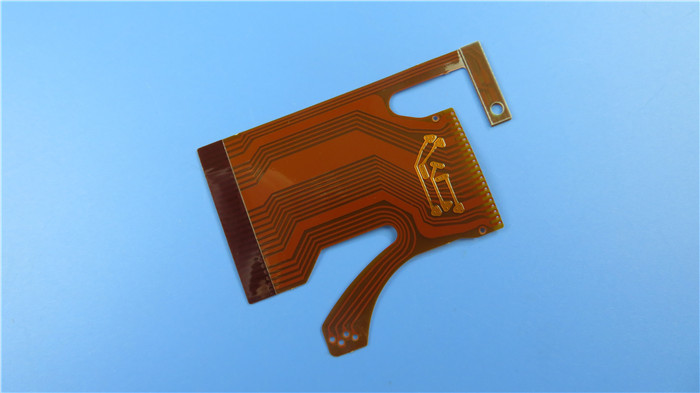 Quality Tin-plated Flexible Printed Circuit Board FPCB with FR-4 Stiffener for LCD for sale