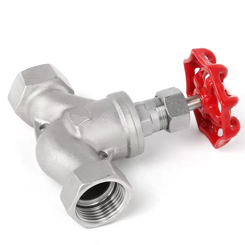 Investment Casting CF8/CF8m 1/4&quot;- 4&quot; Thread Industrial S Type Globe Valve