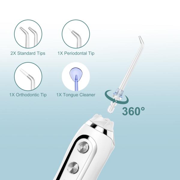 Quality Electrical Water Flosser Five Modes 300ML WaterTank Teeth Cleaning for sale