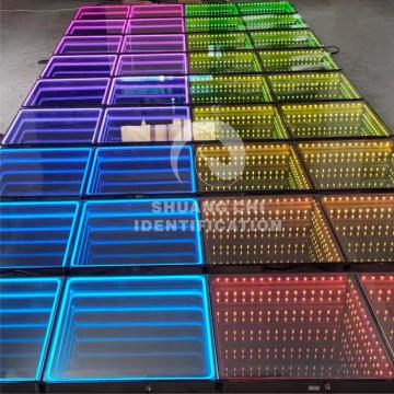 Quality LED Light Source 5050 RGB Led Removable Glass Tiles for Interactive Neon Dance for sale
