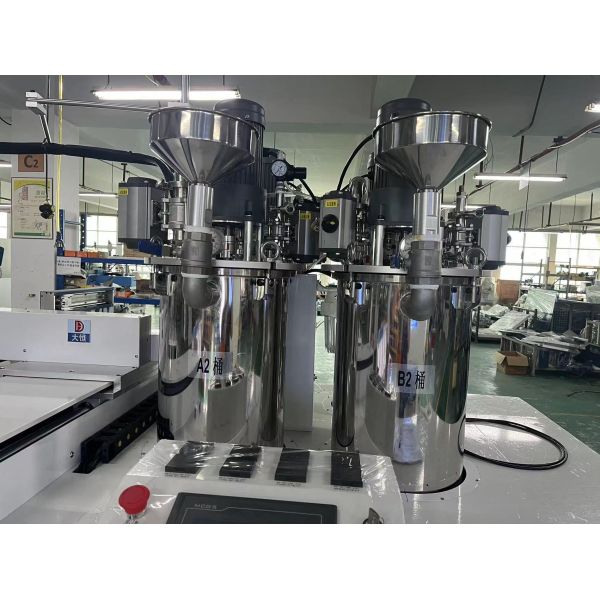 Quality AB Epoxy Mixing Stirring Made Easy 2 Components Potting Machine with Screw for sale