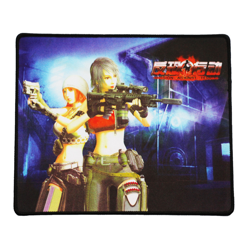 Minglu GMP-017 Popular OEM Rubber Computer Game mouse pad Rubber Game mat