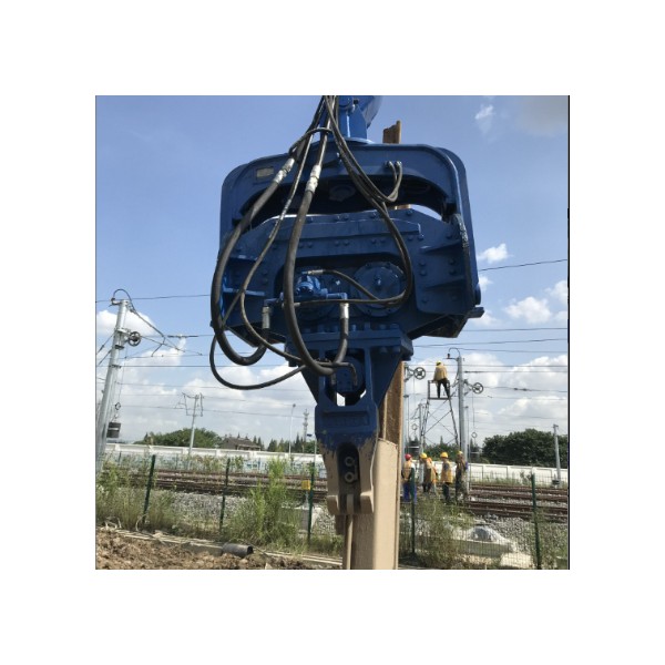 Quality High Precision Excavator Pile Driver - Vibratory Operation & 18m Max Pile Length for sale