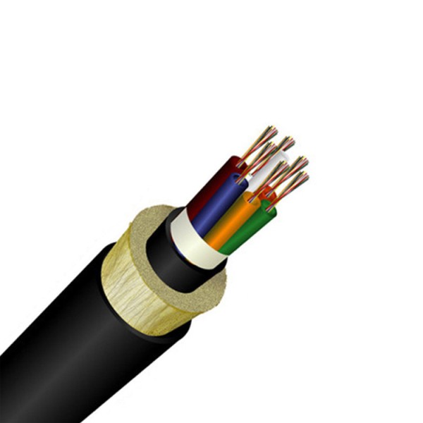Quality Waterproof 12 24 Core G652 ADSS Overhead Fiber Optic Cable for sale