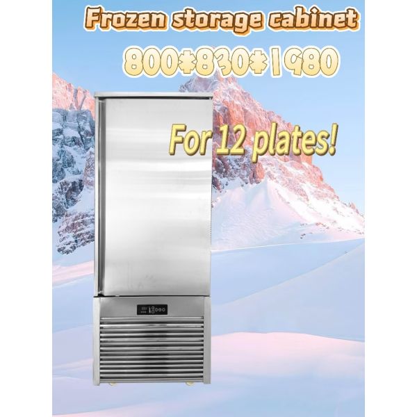 Quality DWSDG-12 Air-cooled Blast Chiller Freezer 40*60cm 12 baking tray size 800*830*1980MM for sale