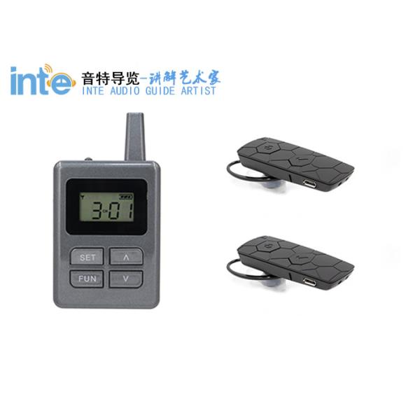 Quality Long Distance Tour Guide Receiver , E8 Ear Hanging Travel Tour Guide System for sale