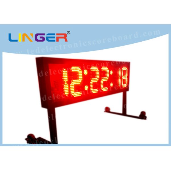 Quality Wireless Controller LED Countdown Timer Electronic With Moving Wheel Stand for sale