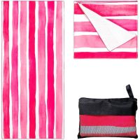 Quality Wholesale Summer Soft Quick Dry Sand Free Microfiber Beach Towel for sale