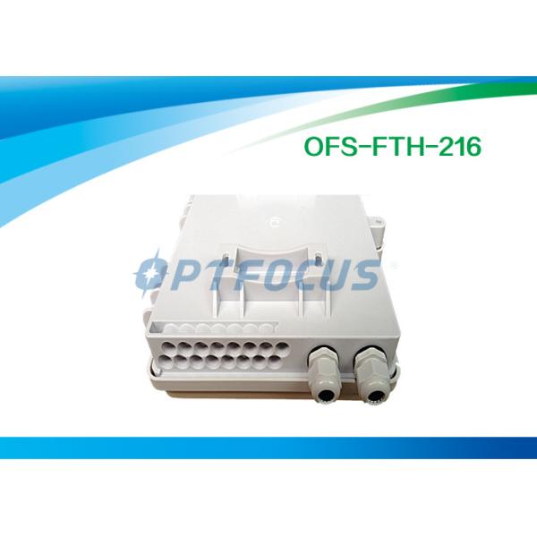 Quality Outdoor 16 ports Fiber Termination Box SC Adapter FTTH Access Network for sale