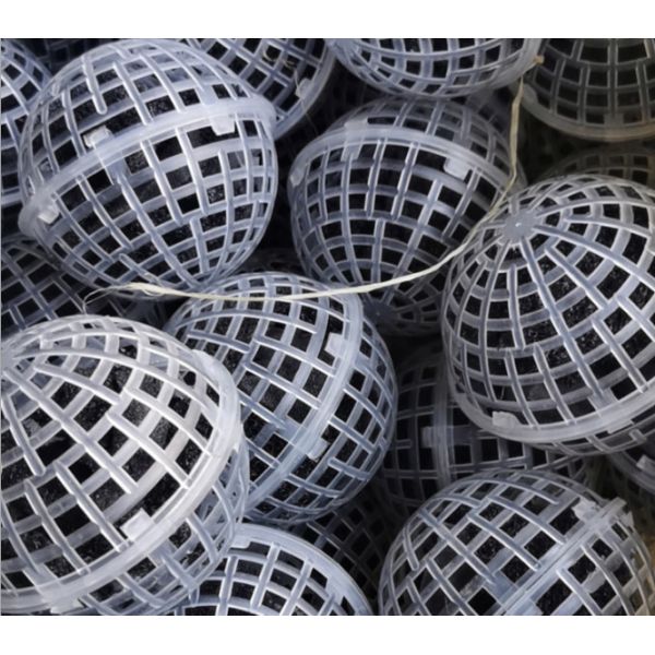 Quality Plastic PP Suspended Bio Filler Hollow Ball for Wastewater Treatment for sale