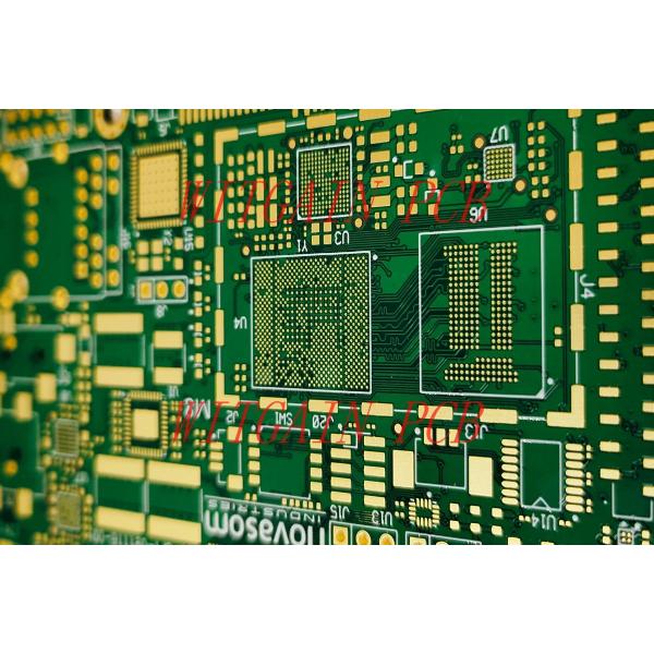 Quality 10 Layer HDI PCB Board / Multilayer Pcb Board Green Solder Mask ENIG for sale