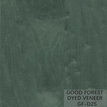 Quality OEM Birds Eye Dyed Wood Veneer Burl Grain Color Customization for sale