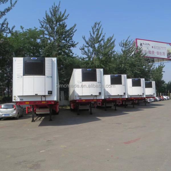 Quality CIMC Cold-Chain Transportation Frozen Semi Trailer Refrigerated Trailer for sale