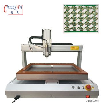 Quality Desktop Single Bench PCB Router Machine With Positioning Speed 500mm/s for sale