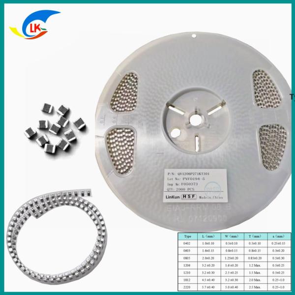 Quality QV1206P471KT101 SMD Series Surface Mount Piezoresistive Device Anti-Lightning for sale