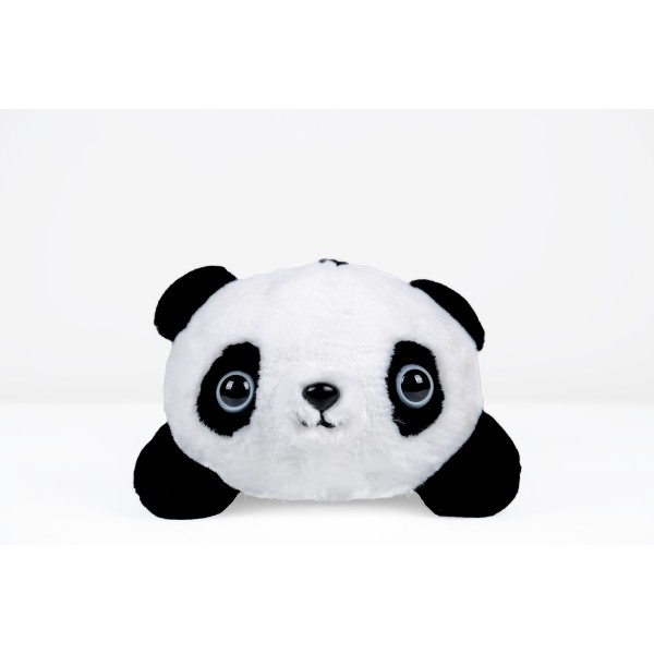 Quality Durable Panda Stuff Toy , Plush Panda Stuffed Animal Black / White Color for sale
