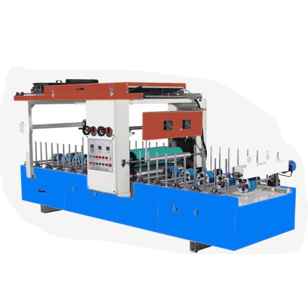 Quality 380V PVC Veneer Profile Wrapping Machine 8KW Feeding Speed 0-35m/Min for sale