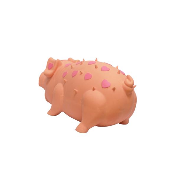 Quality 22cm Grunter Indestructible Plush Cute Squeaky Dog Toys for sale