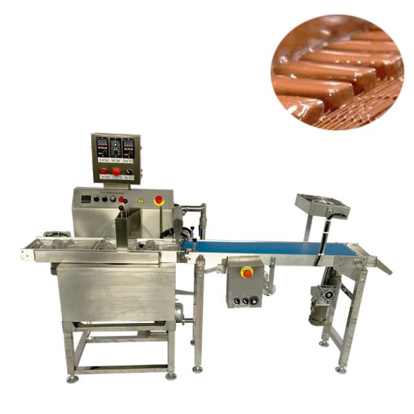 Quality PE8 Commercial Fan Cooling Chocolate Enrober Machine Donut 3.2m Tunnel for sale