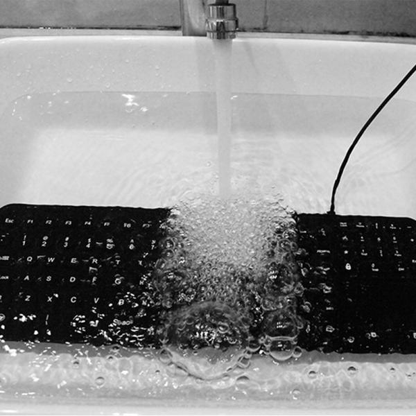 Quality IP68 Washable Military Medical Industrial Backlit Keyboard With Function Keys for sale