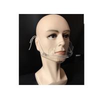 Quality Transparent Catering Mouth Shield Guard Reusable Floral Shaped Nose Clip Cover for sale